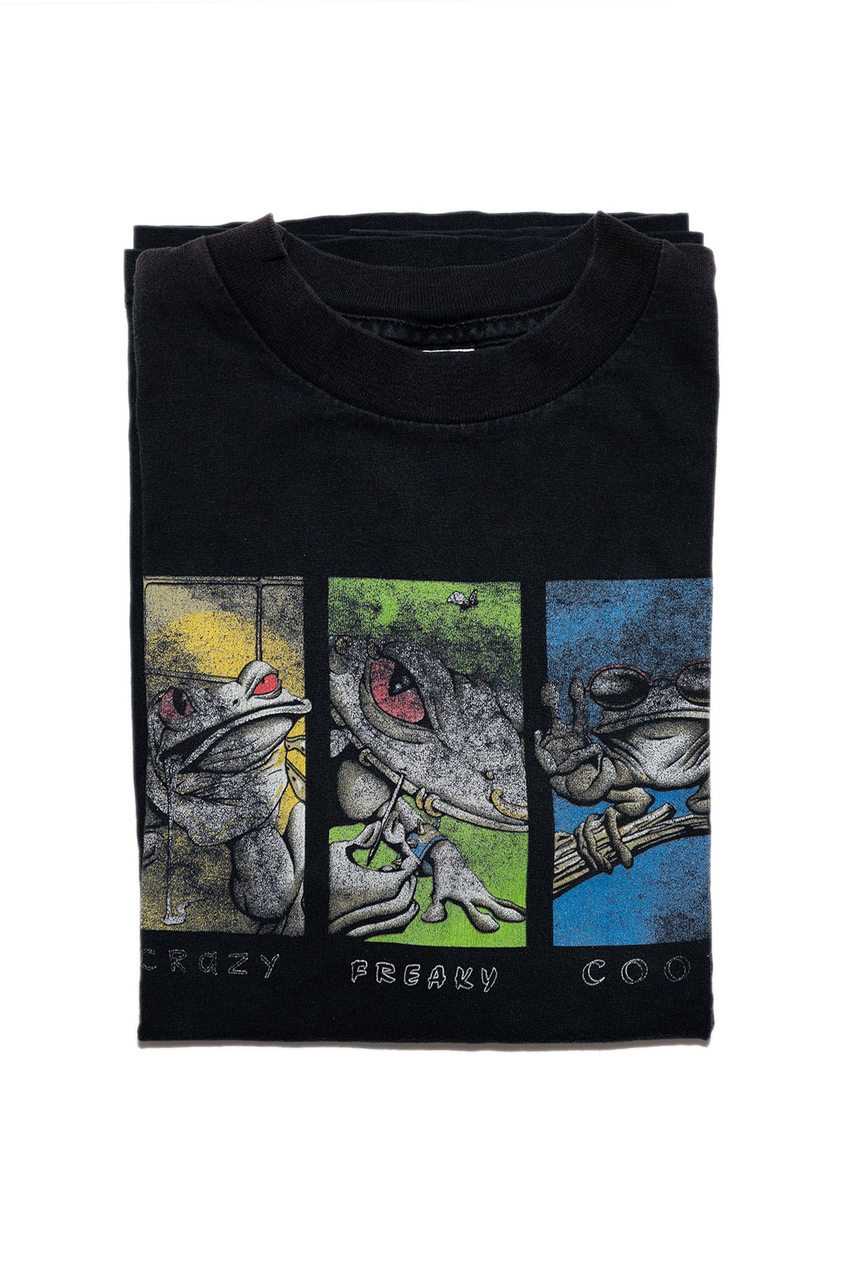 VTG T-SHIRT CRAZY FREAKY COOL FROG – understory-shop